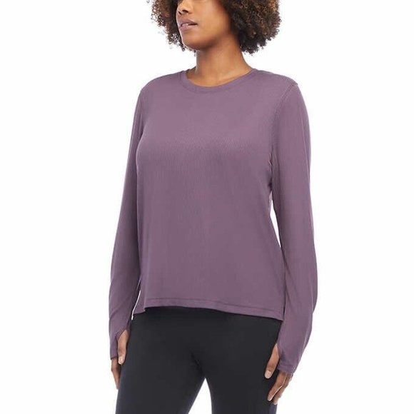 Danskin | Tops | Nwot Danskin Women Ultimate Rib Long Sleeve Tee ...